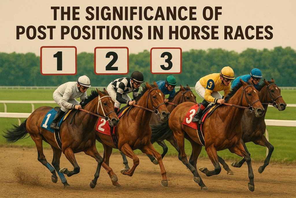 The significance of post positions in horse races.